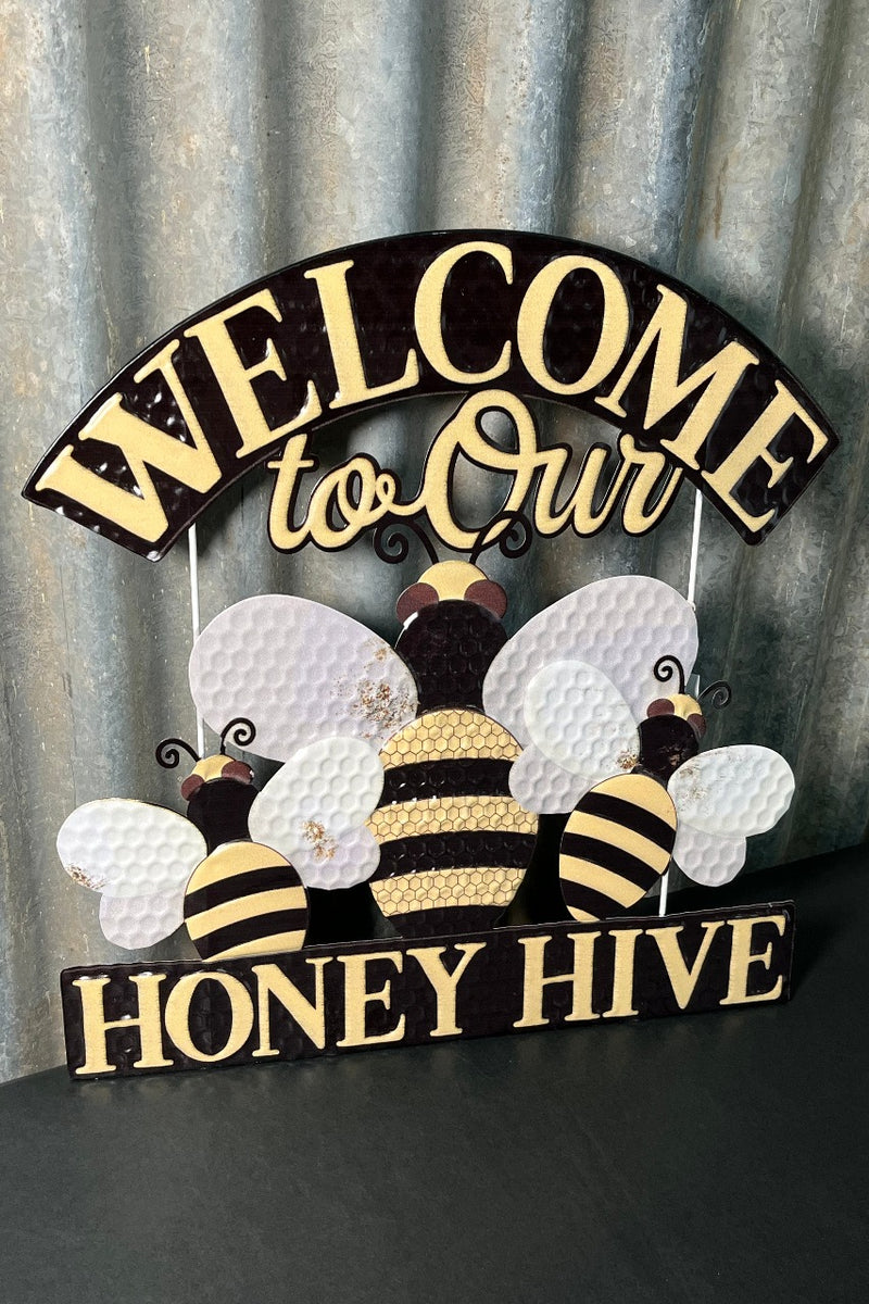Welcome 'Honey Hive' Wall Art – Hub n Hive